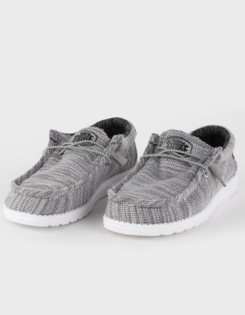 HEY DUDE Wally Stretch Mix Mens Shoes - HEATHER GRAY | Tillys