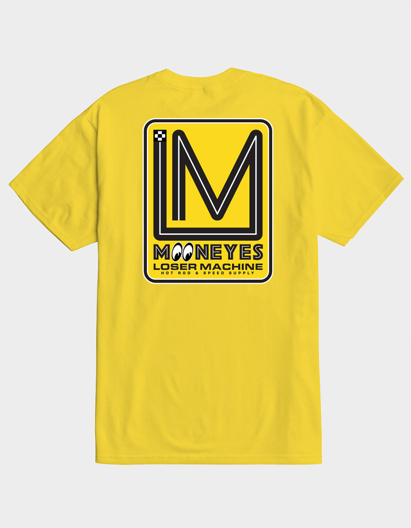 LOSER MACHINE x Mooneyes Race Track Mens Tee - YELLOW - S | Tillys