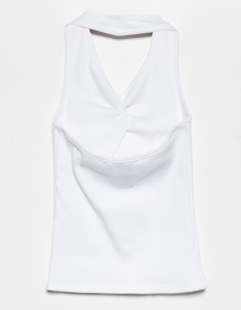 FULL TILT Girls Cinch Halter Top - WHITE | Tillys