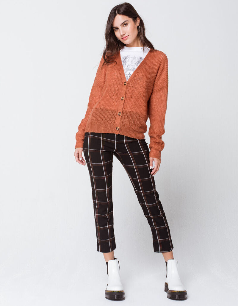Full Tilt Essential Rust Womens Cardigan Rust 365167710