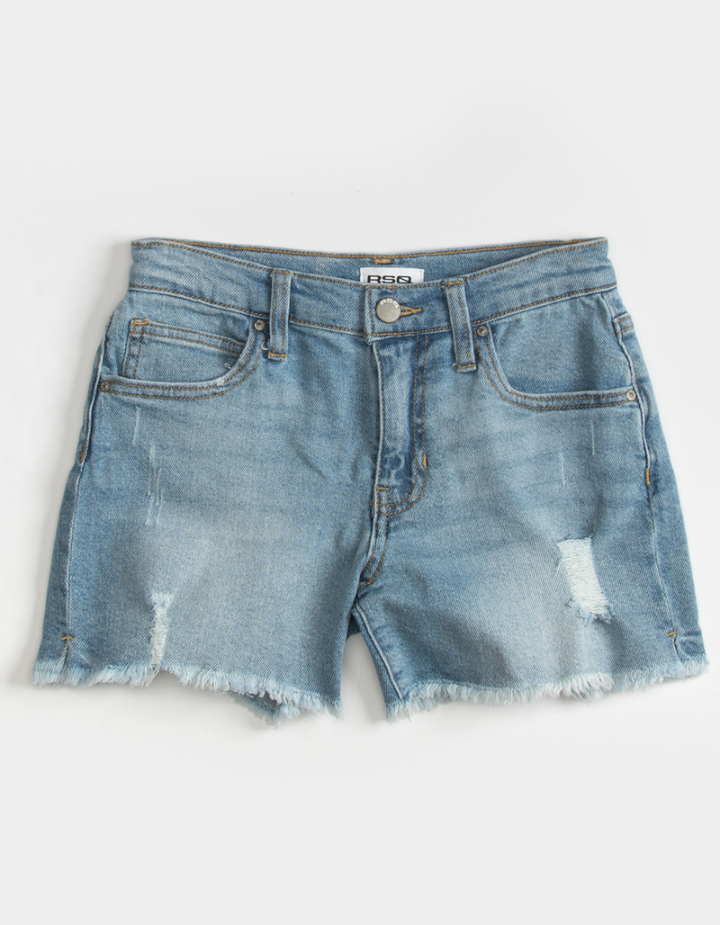 RSQ Girls Boyfriend Denim Shorts - LIGHT WASH | Tillys