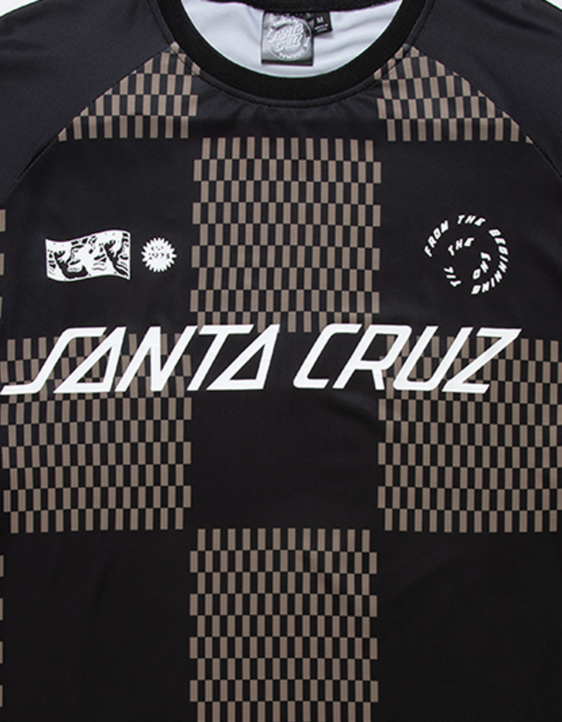 SANTA CRUZ Flag Stripe Mens Soccer Jersey - BLACK COMBO | Tillys