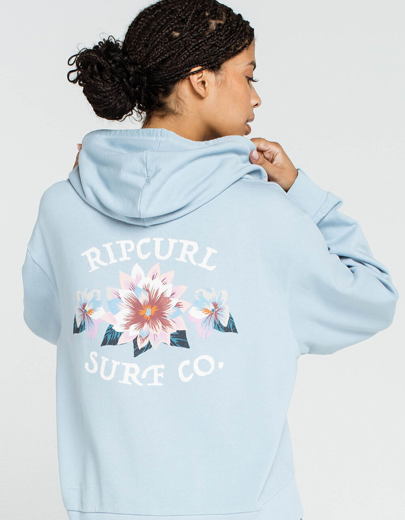 RIP CURL Bloom Womens Hoodie - LIGHT BLUE - M | Tillys