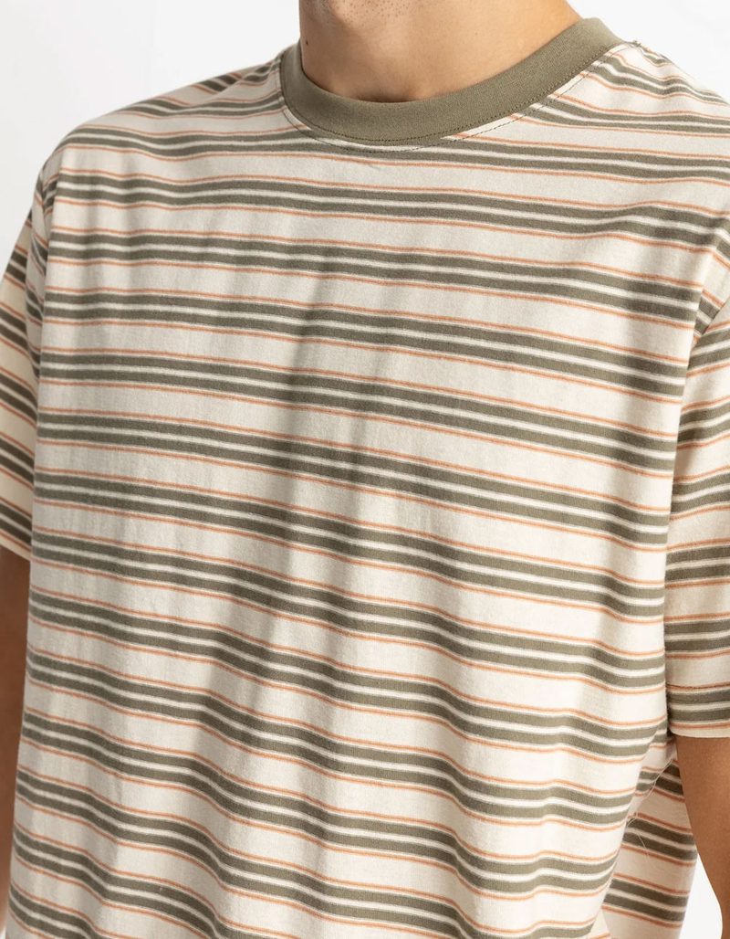 RHYTHM Vintage Stripe Mens Tee - NATURAL | Tillys