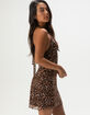 COTTON CANDY LA Leopard Halter Dress - LEOPARD | Tillys