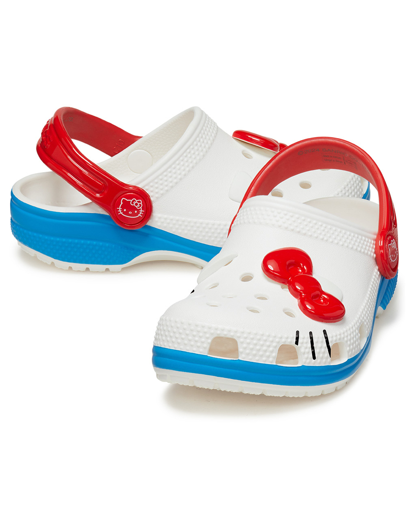 CROCS x Hello Kitty Girls Classic Clogs - WHITE - 5 | Tillys
