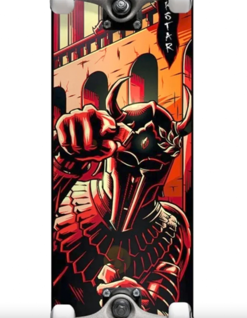 DARKSTAR Inception Dragon 8.125" First Push Complete Skateboard - RED ...