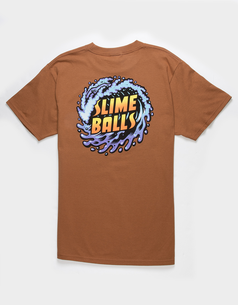 SLIME BALLS Slime Wave Mens Tee - LIGHT BROWN - XXL | Tillys