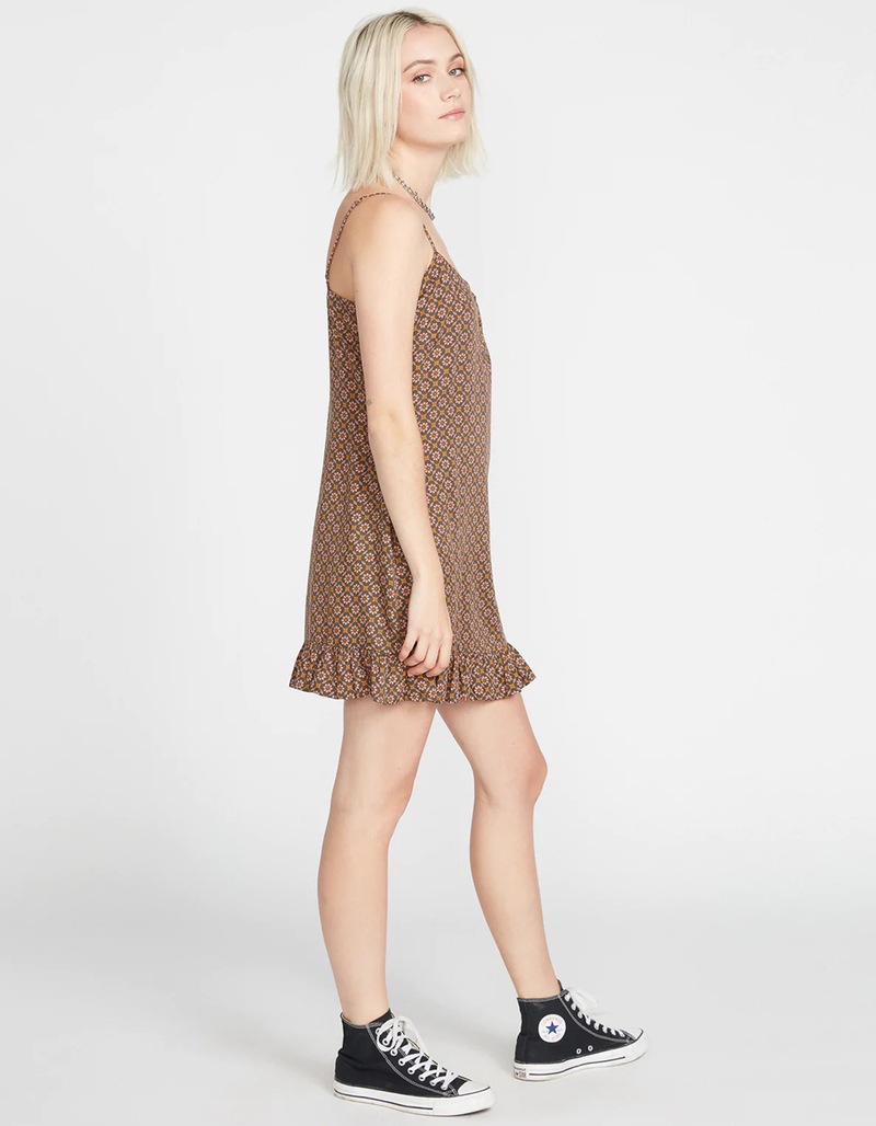 VOLCOM Beachnut Mini Dress - BROWN COMBO | Tillys