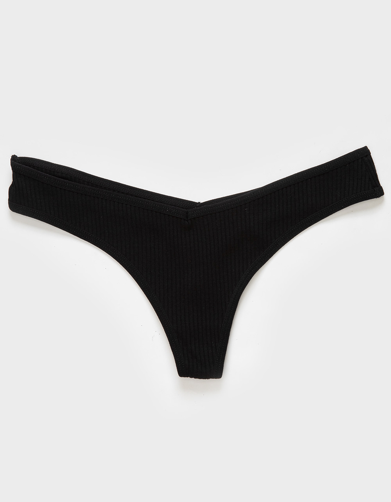 FULL TILT V-Rib Thong - BLACK | Tillys