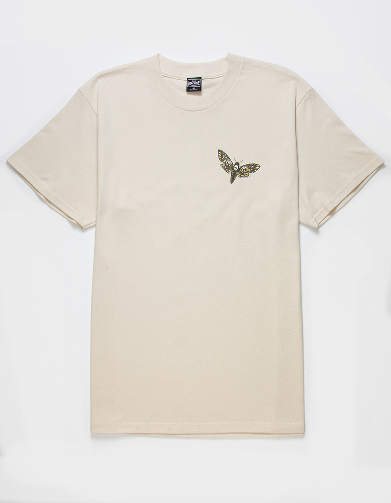 LOSER MACHINE Good Luck Death Moth Mens Tee - CREAM | Tillys