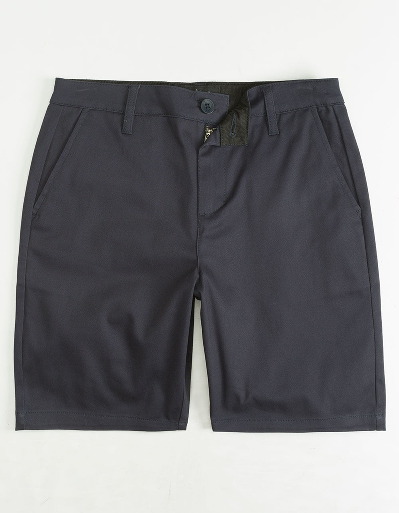 BLUE CROWN Stretch Classic Chino Navy Mens Shorts - DARK BLUE - 40 | Tillys