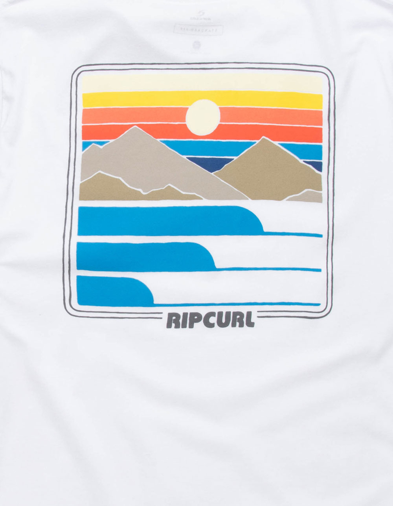 RIP CURL Surf Revival Sunset Mens Tee - WHITE - L | Tillys
