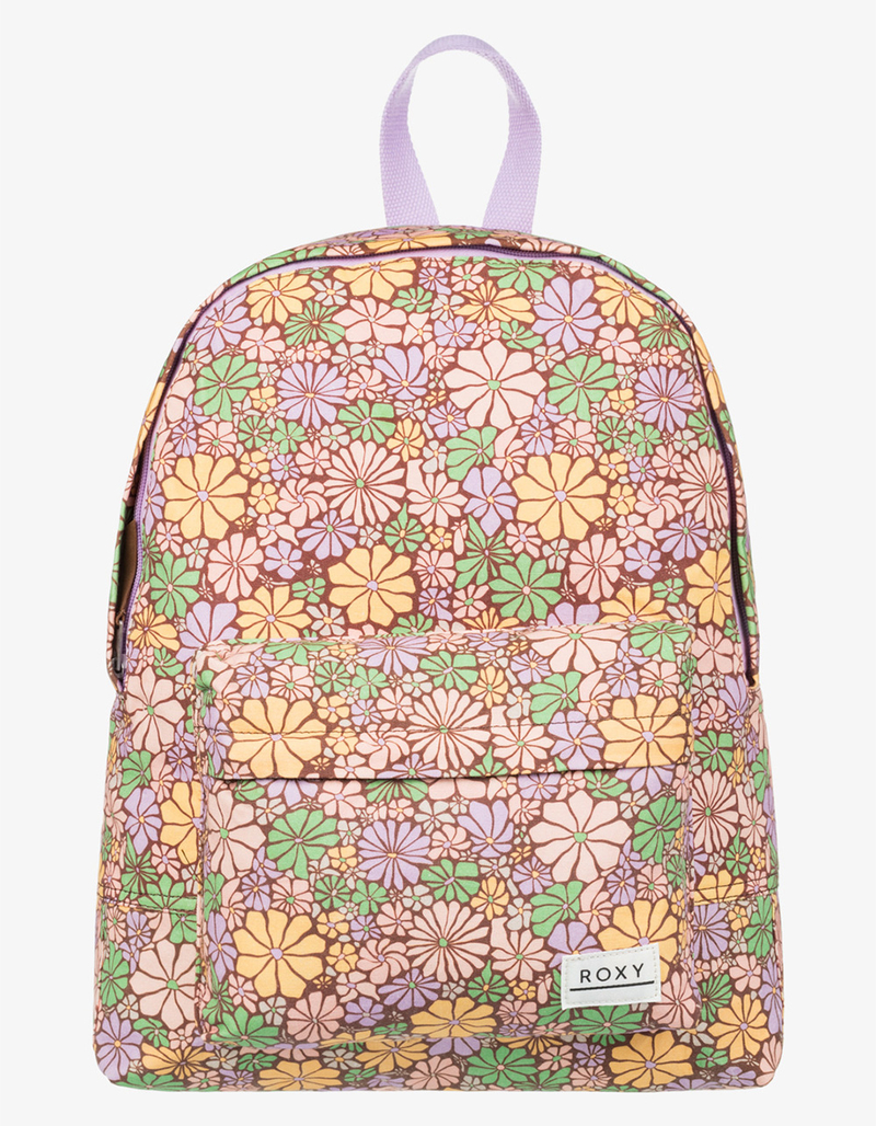 ROXY Sugar Baby Canvas Small Backpack - PURPLE COMBO - ONE SIZE | Tillys