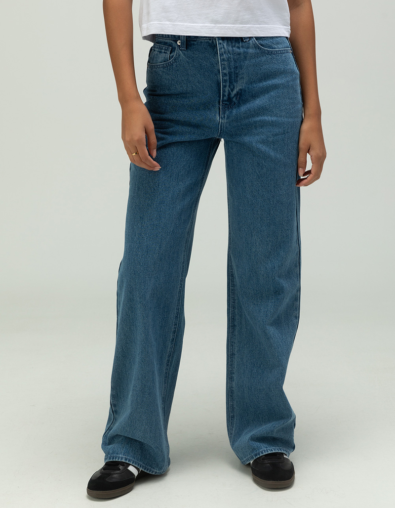 OBEY Errand High Waist 5-Pocket Womens Denim Jeans - DENIM | Tillys