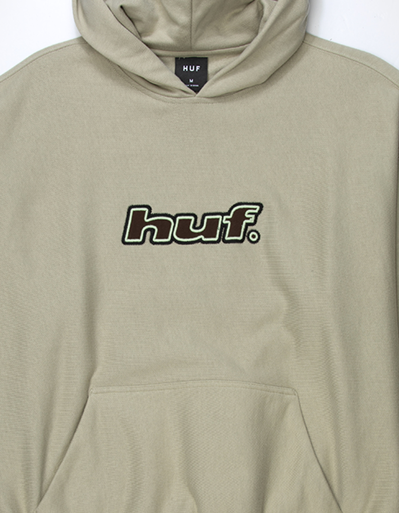 HUF Logo Applique Mens Hoodie - PUTTY | Tillys