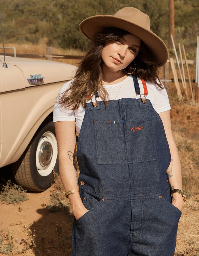 BRIXTON x Willie Nelson Overalls - DENIM - XXL | Tillys