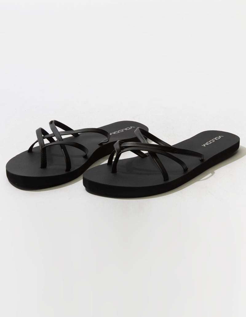 VOLCOM New School II Womens Sandals - BLACK - 7 | Tillys