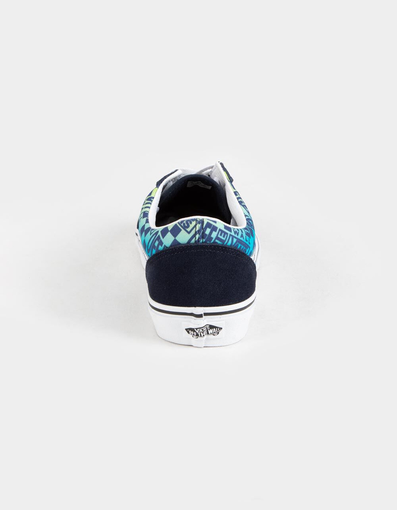 VANS Logo Flame Old Skool Mens Shoes - BLUE COMBO | Tillys
