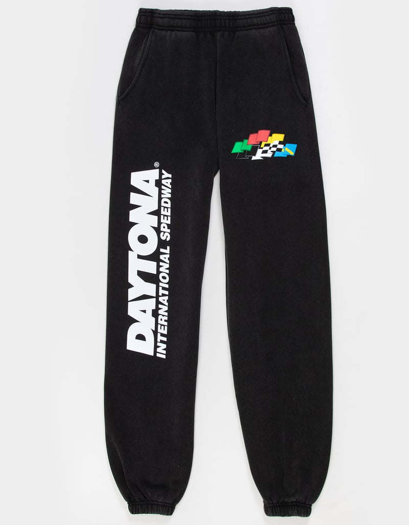 TILLYS x NASCAR Sponsored Mens Sweatpants - WASHED BLACK - L | Tillys