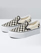 VANS Checkerboard Slip-On Stackform Womens Shoes - BLK/WHT | Tillys