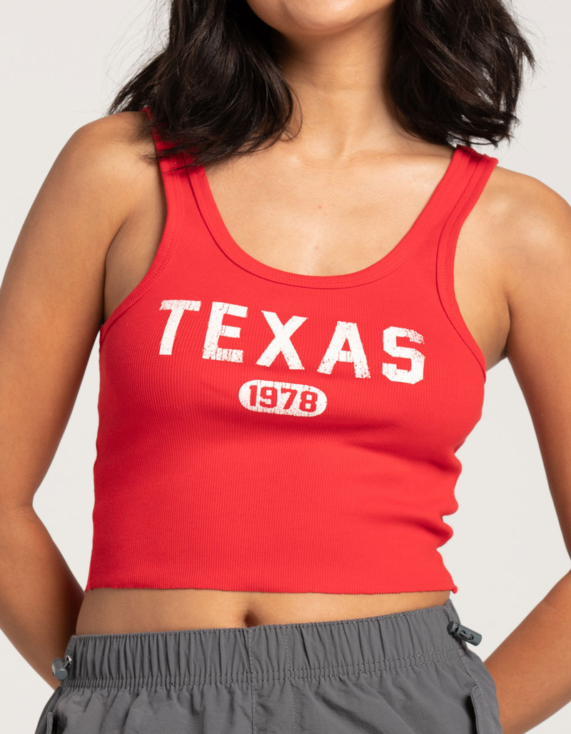 Full Tilt Texas Womens Athletic Tank Top Red Tillys