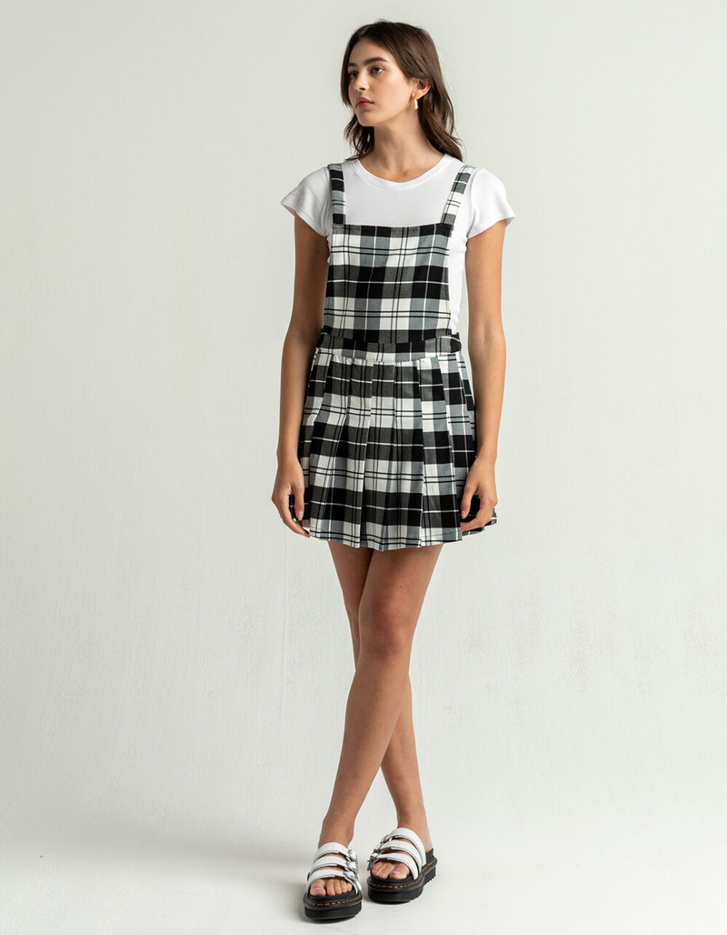 LOVE TREE Plaid Dress - BLACK/WHITE | Tillys