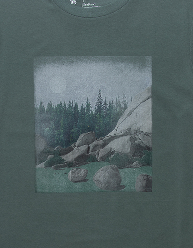 TENTREE Scenic Rock Mens Tee - GREEN - M | Tillys