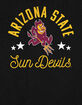 ARIZONA STATE UNIVERSITY Mascot Womens Baby Rib Tee - BLACK | Tillys