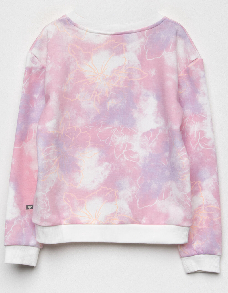 ROXY Under Blue Lagoon Girls Crew Sweatshirt (Little Girls, Big Girls ...