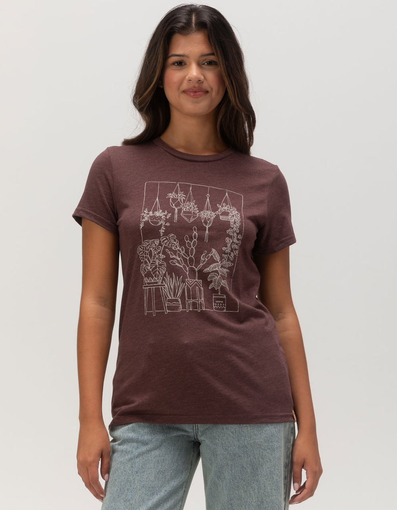 TENTREE Plant Club Womens Tee - MAHOGANY | Tillys
