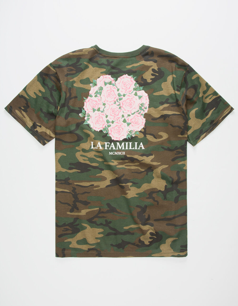 LA FAMILIA Shrine Rose Mens T-Shirt - CAMO - XL | Tillys