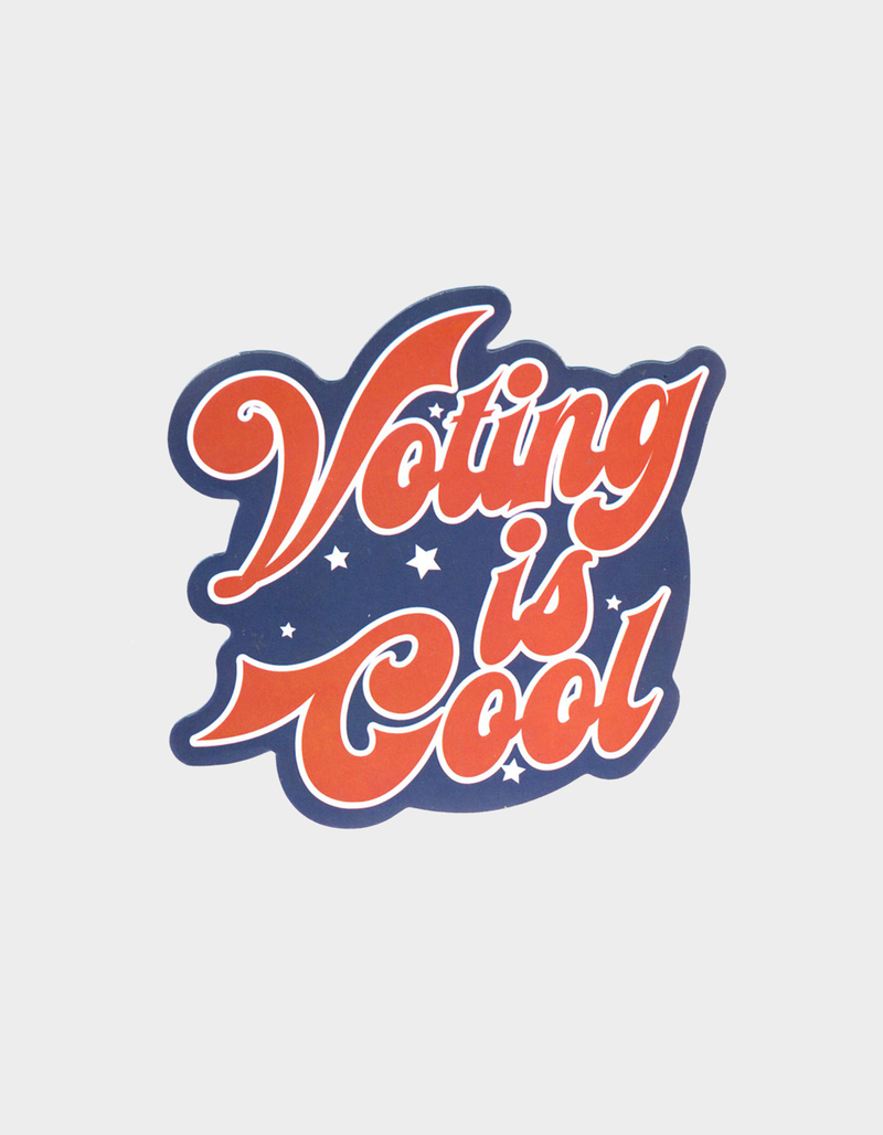 Voting Is Cool Sticker - MULTI - ONE SIZE | Tillys