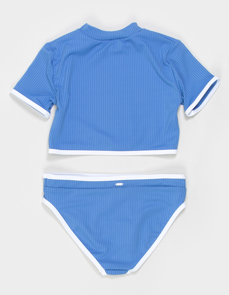 RIP CURL Texture Girls Crop Rashguard Set - BLUE | Tillys
