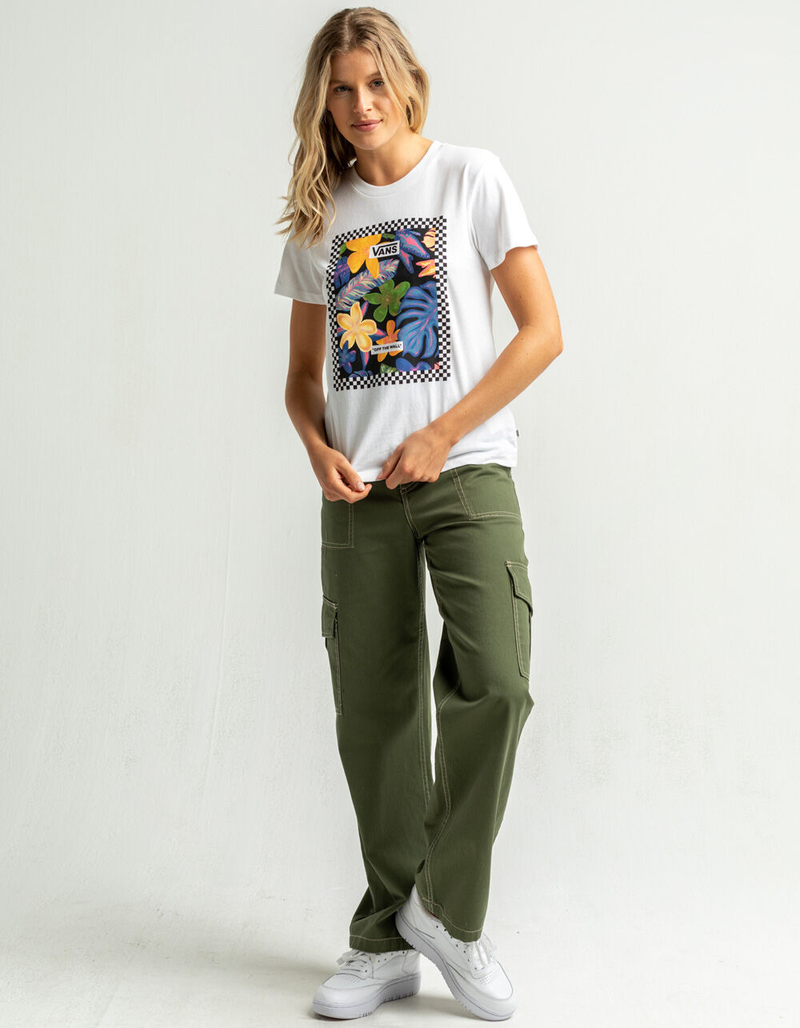 VANS Border Box Trop Womens Tee - WHITE | Tillys