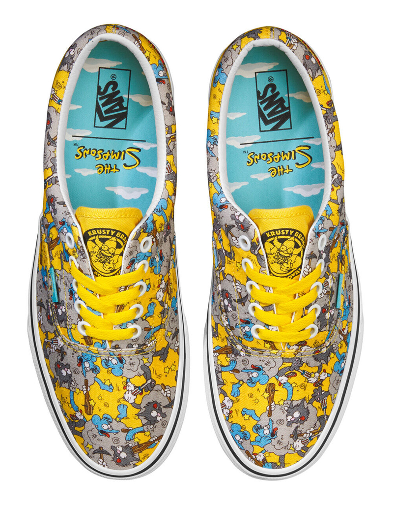 VANS x The Simpsons Era Shoes - BLACK/YELLOW | Tillys