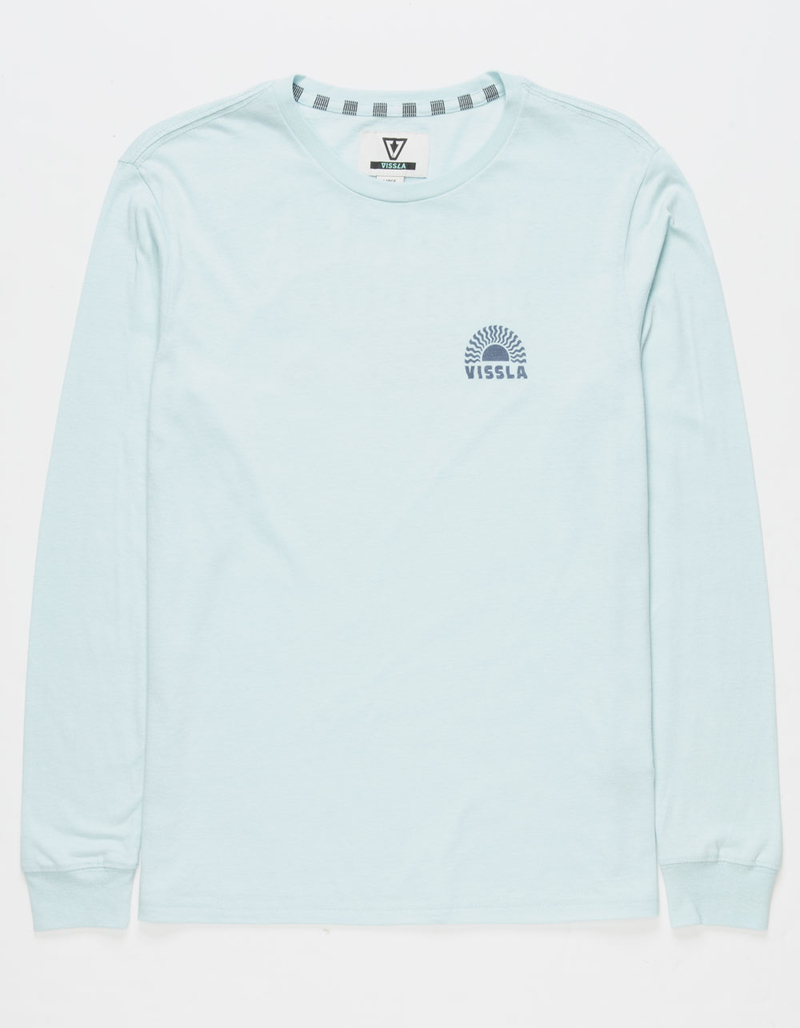 VISSLA Speed Wobble Boys Long Sleeve Tee - ICE BLUE - S | Tillys