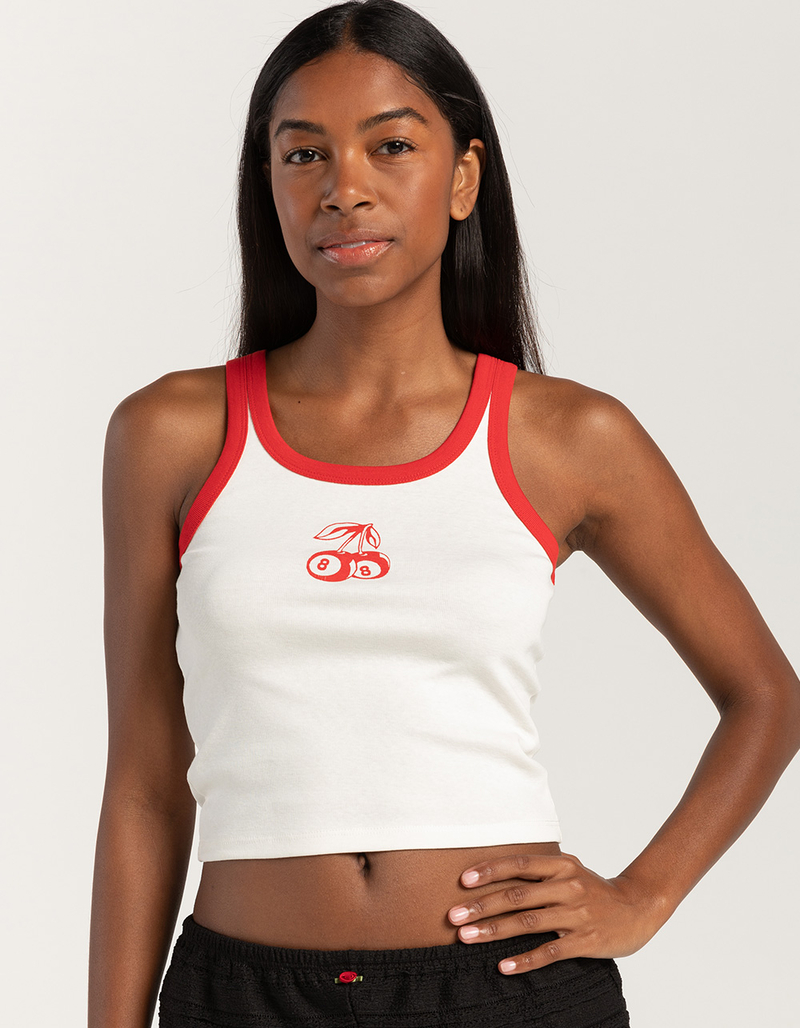 RSQ Womens 8-Ball Tank Top - RED | Tillys
