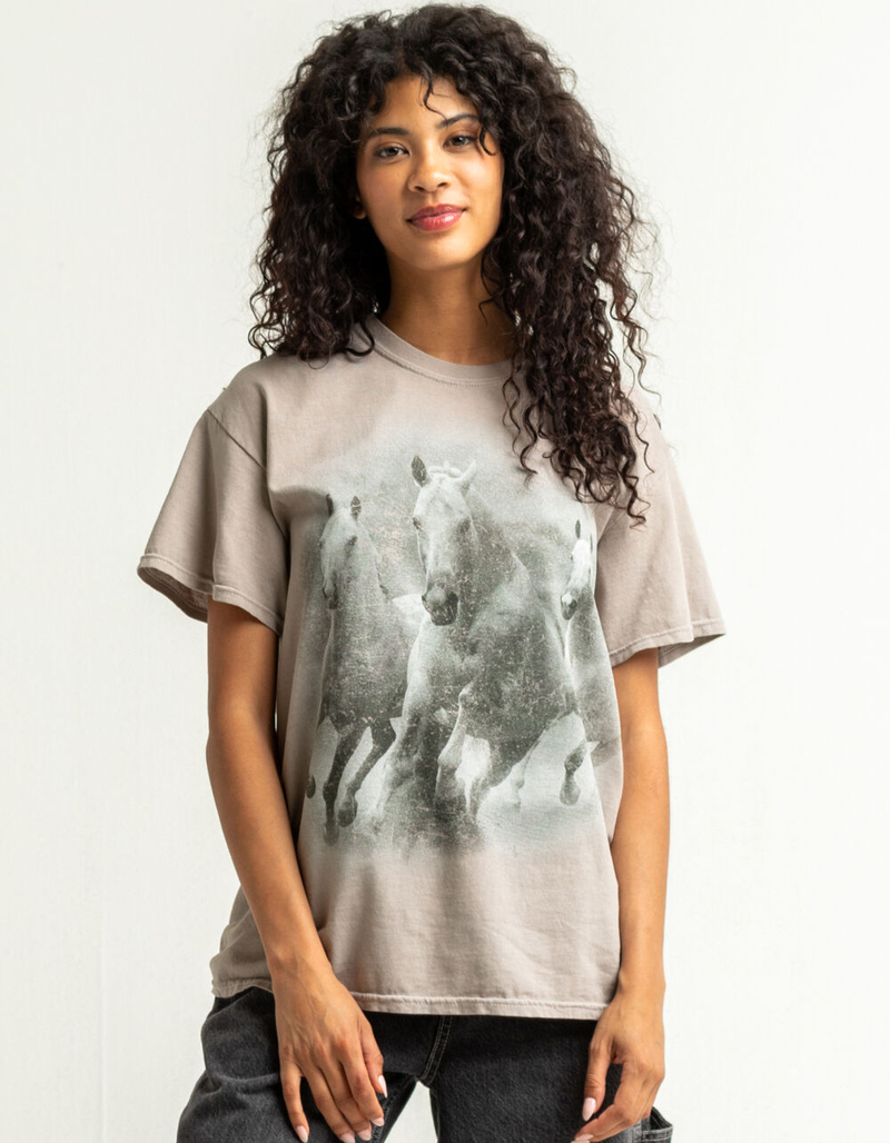 FULL TILT Horse Womens Boyfriend Tee - TAN - XL | Tillys