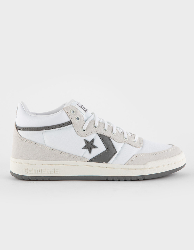 CONVERSE Fastbreak Pro Suede Mid Skate Shoes - WHT/GRAY | Tillys