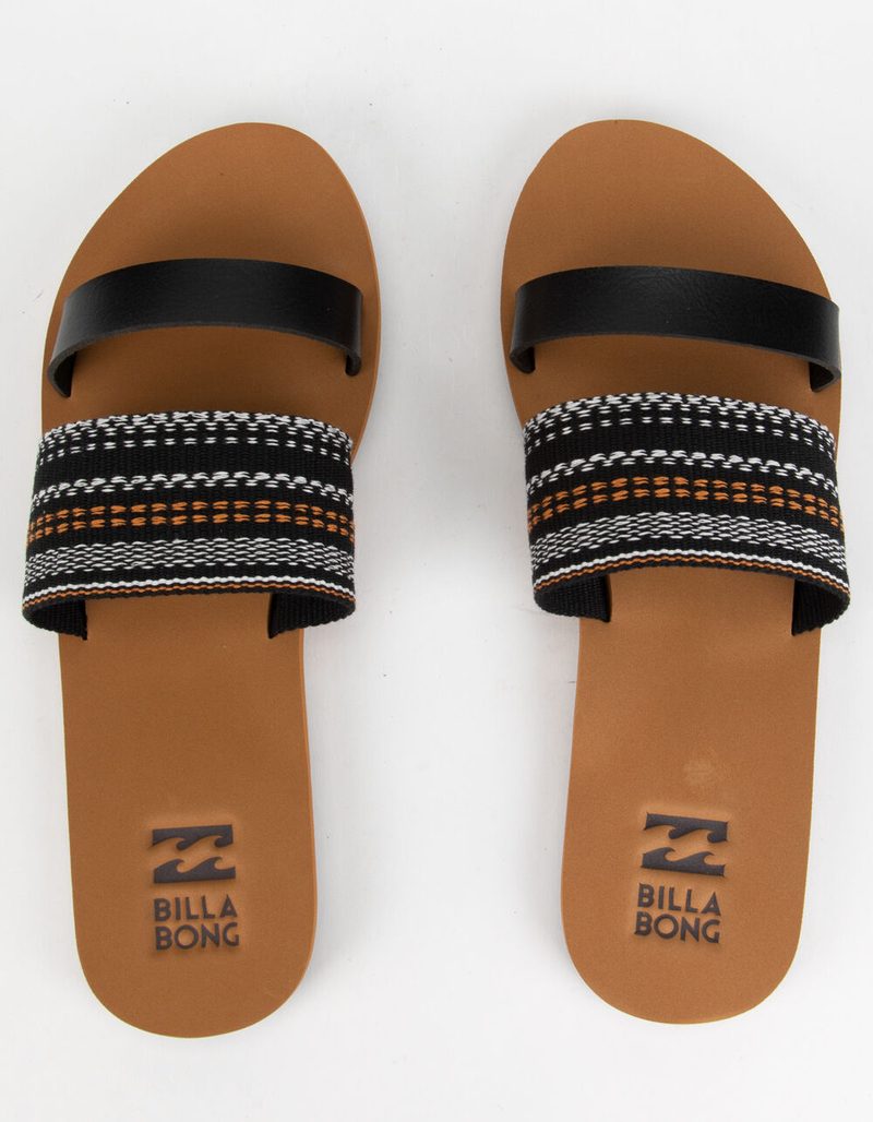 BILLABONG Slide Away Black Womens Sandals - BLACK COMBO | Tillys