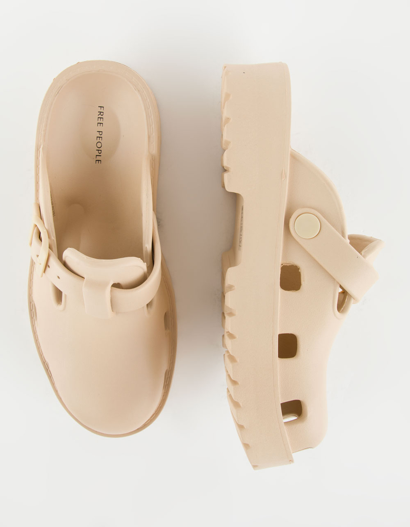 FREE PEOPLE Karlie Buckle Womens Clogs - SAND | Tillys