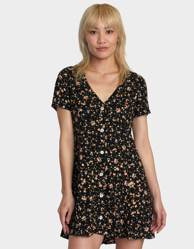 RVCA Understated Mini Dress - BLACK COMBO | Tillys