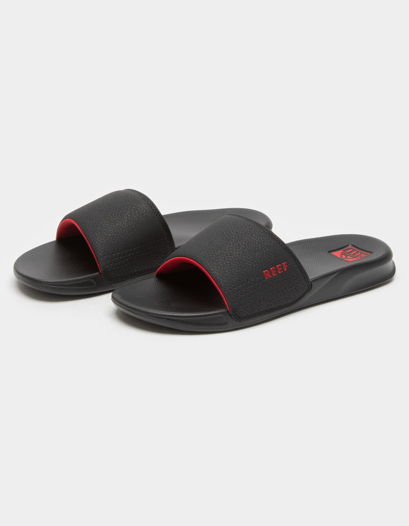 REEF One Slide Mens Slide Sandals - BLACK COMBO | Tillys