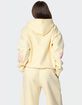 EDIKTED Bonney Bow Detail Hoodie - YELLOW - XL | Tillys