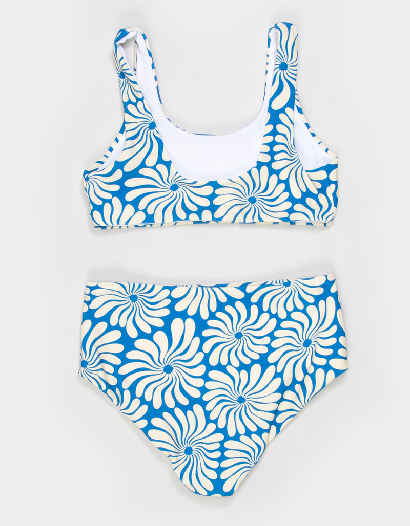 SEAESTA SURF Panama Girls Bralette Bikini Set - BLUE COMBO - 14 | Tillys