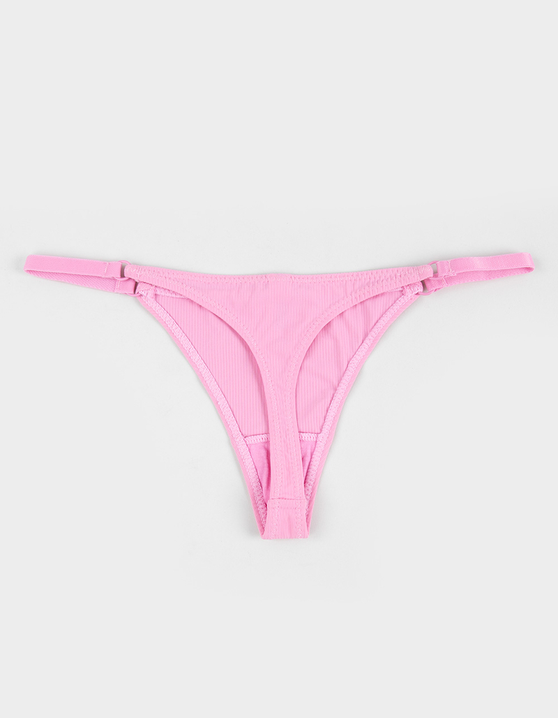 FULL TILT Micro Side Strap Thong - BUBBLEGUM - M | Tillys