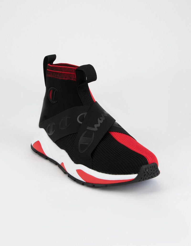 CHAMPION Rally Crossover Scarlet & Black Mens Shoes - BLACK COMBO - 10 ...