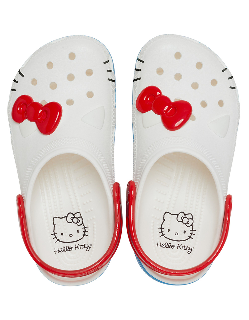 CROCS x Hello Kitty Girls Classic Clogs - WHITE - 5 | Tillys