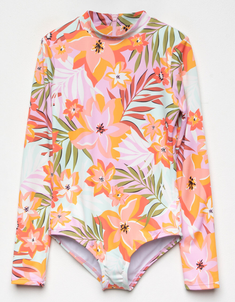 BILLABONG Dreamy Daze Girls Rash Guard Swimsuit - MULTI | Tillys